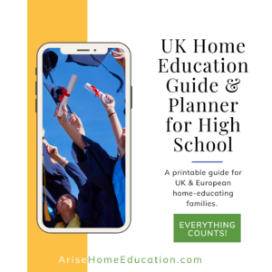 Home Education High School Planner UK