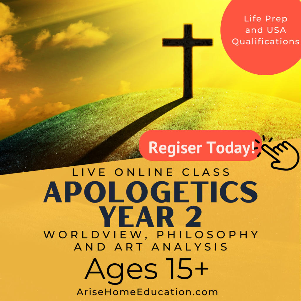 Apologetics Year 2: Worldview, Philosophy & Art Analysis - Arise Home ...
