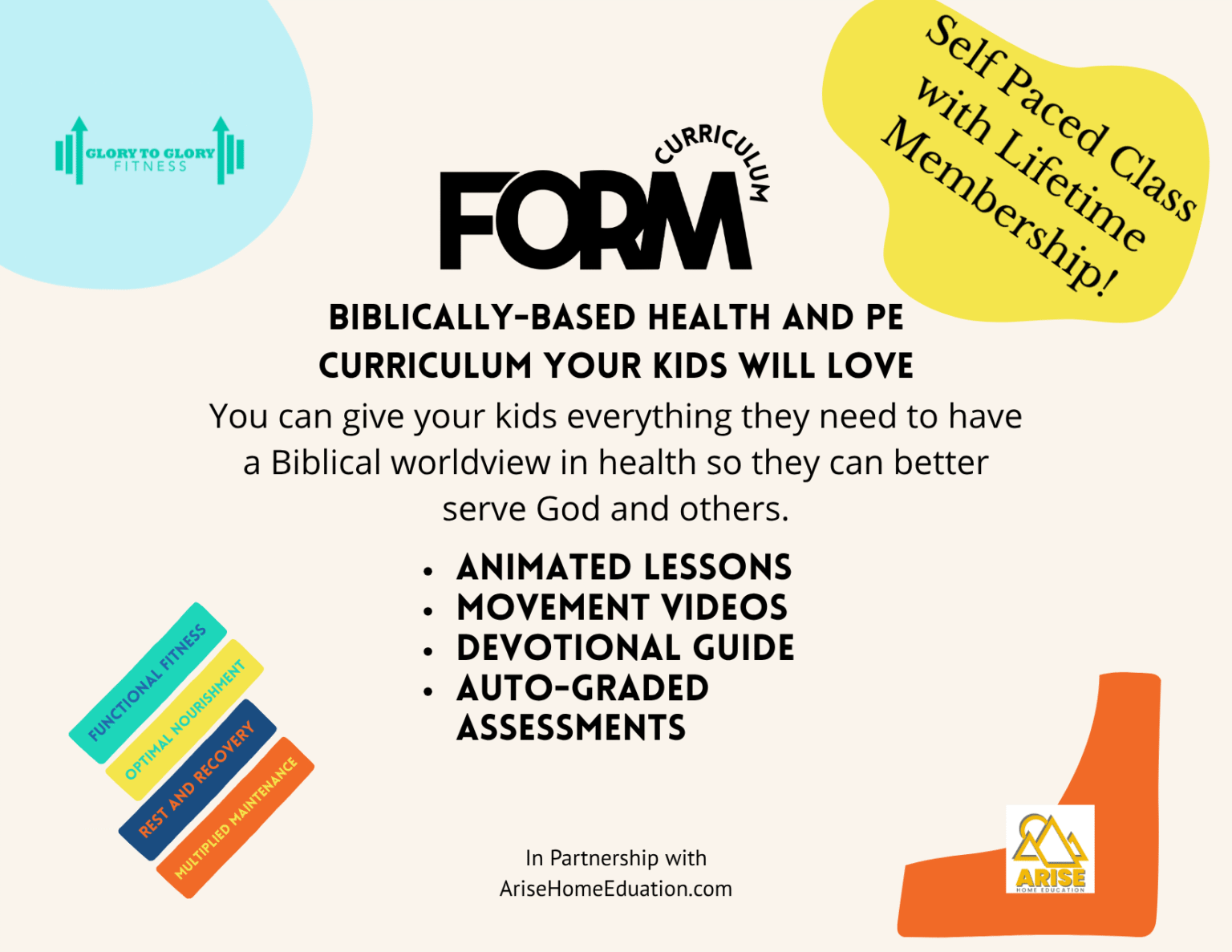 FORM Physical Education & Health Curriculum - Arise Home Education